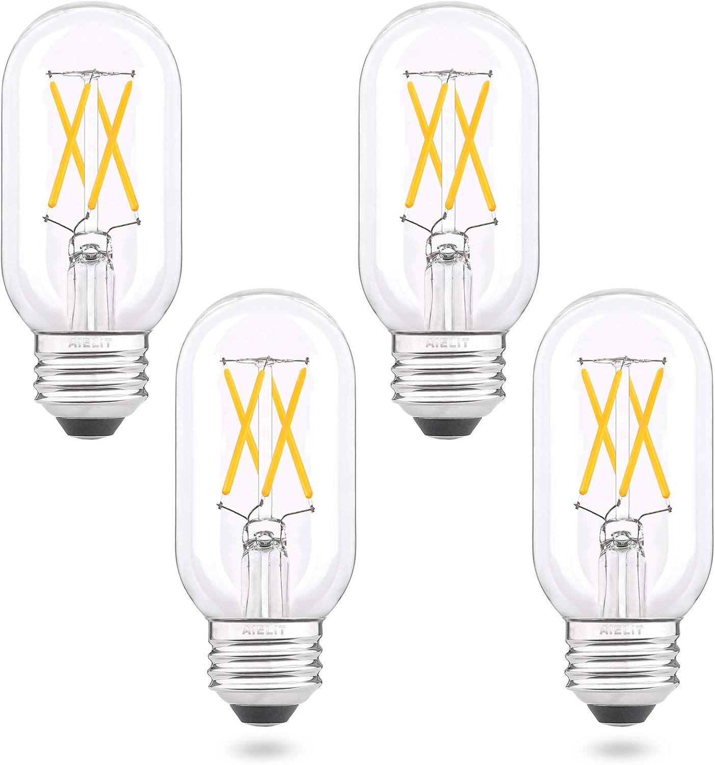 AIELIT T45 LED Bulb Dimmable, 40 Watt Equivalent, Soft White 3000K, 4W ...