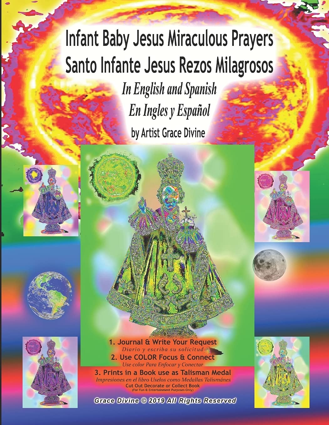 Buy Infant Baby Jesus Miraculous Prayers Santo Infante Jesus Rezos Milagrosos In English and ...