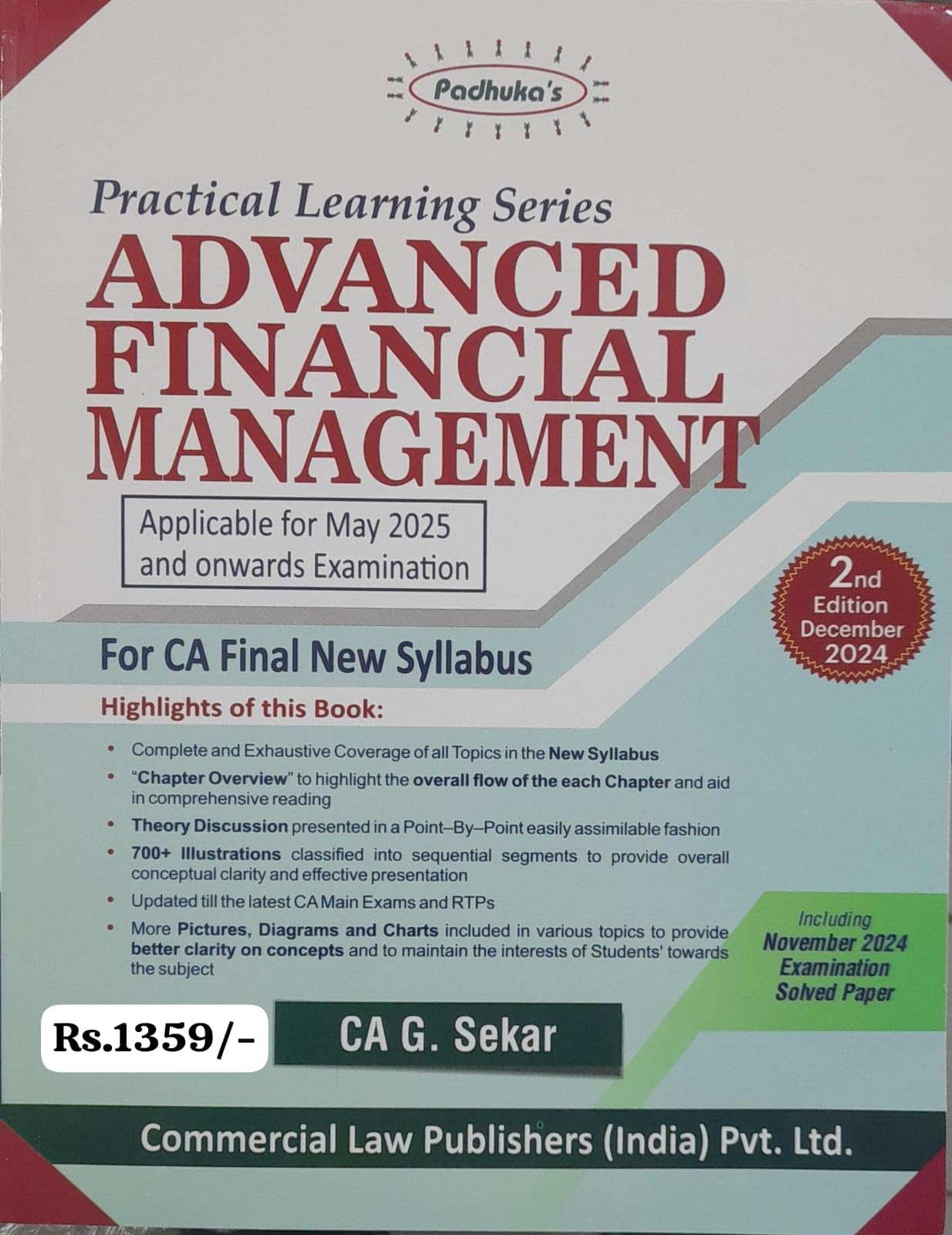 Buy Padhuka's Practical Learning Series ADVANCED FINANCIAL MANAGEMENT ...