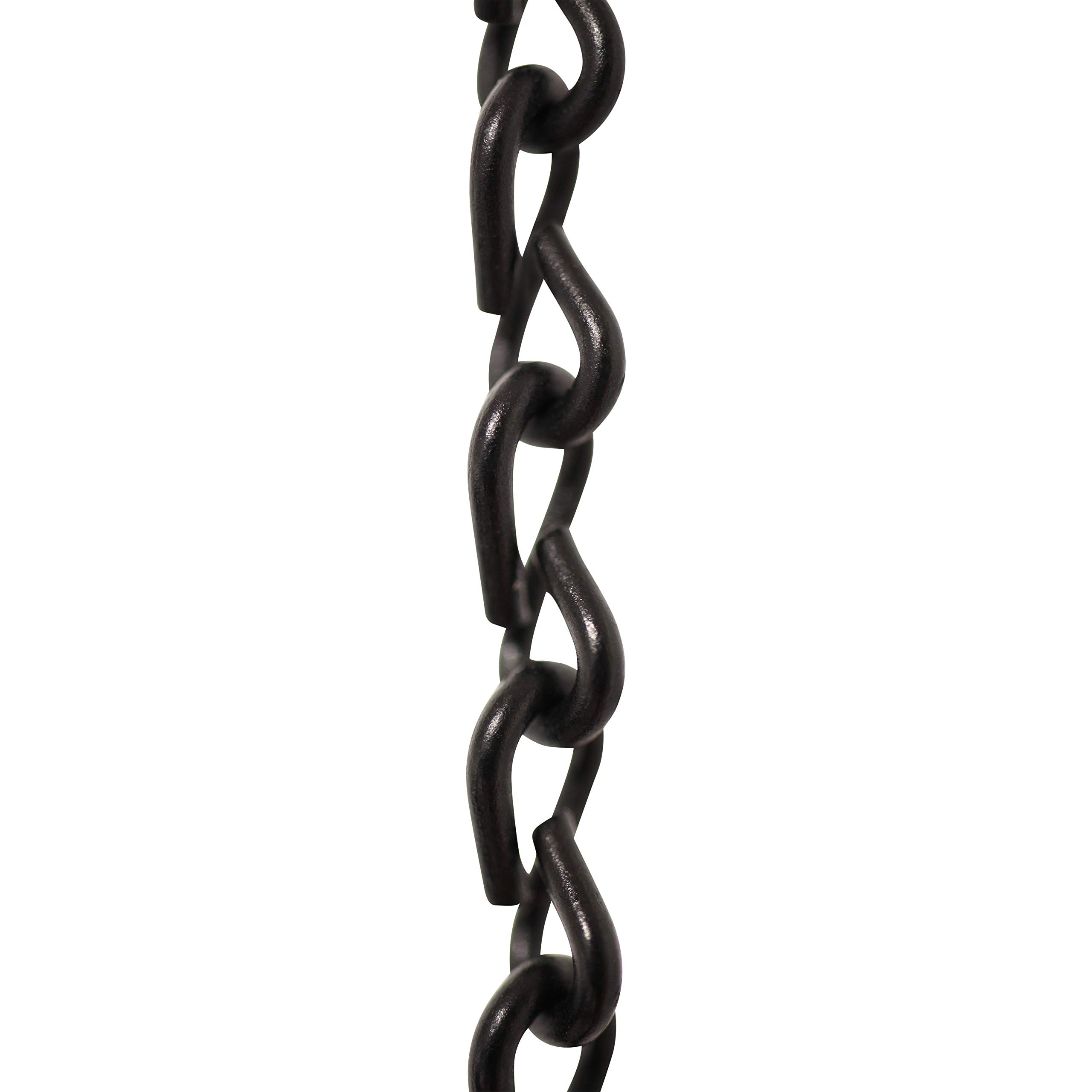 Amazon.com: RCH Hardware CH-S51-16-BLK Steel Basket Chain 15 Gauge ...