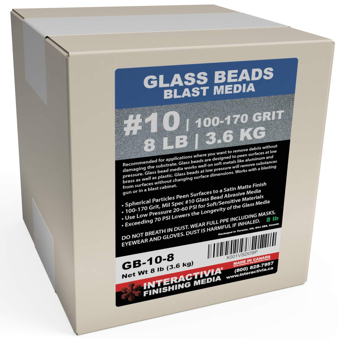 Buy 10 Glass Beads 8 Lb Or 3 6 Kg Blasting Abrasive Media Extra
