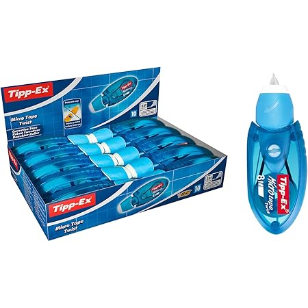 Tipp-Ex Easy Correct Correction Tape - Box of 10 Extra-Long Tear ...