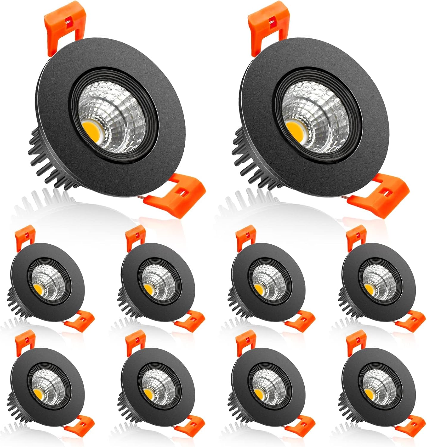 2Inch LED Recessed Ceiling Light, 3W Dimmable LED Downlight, Natural ...