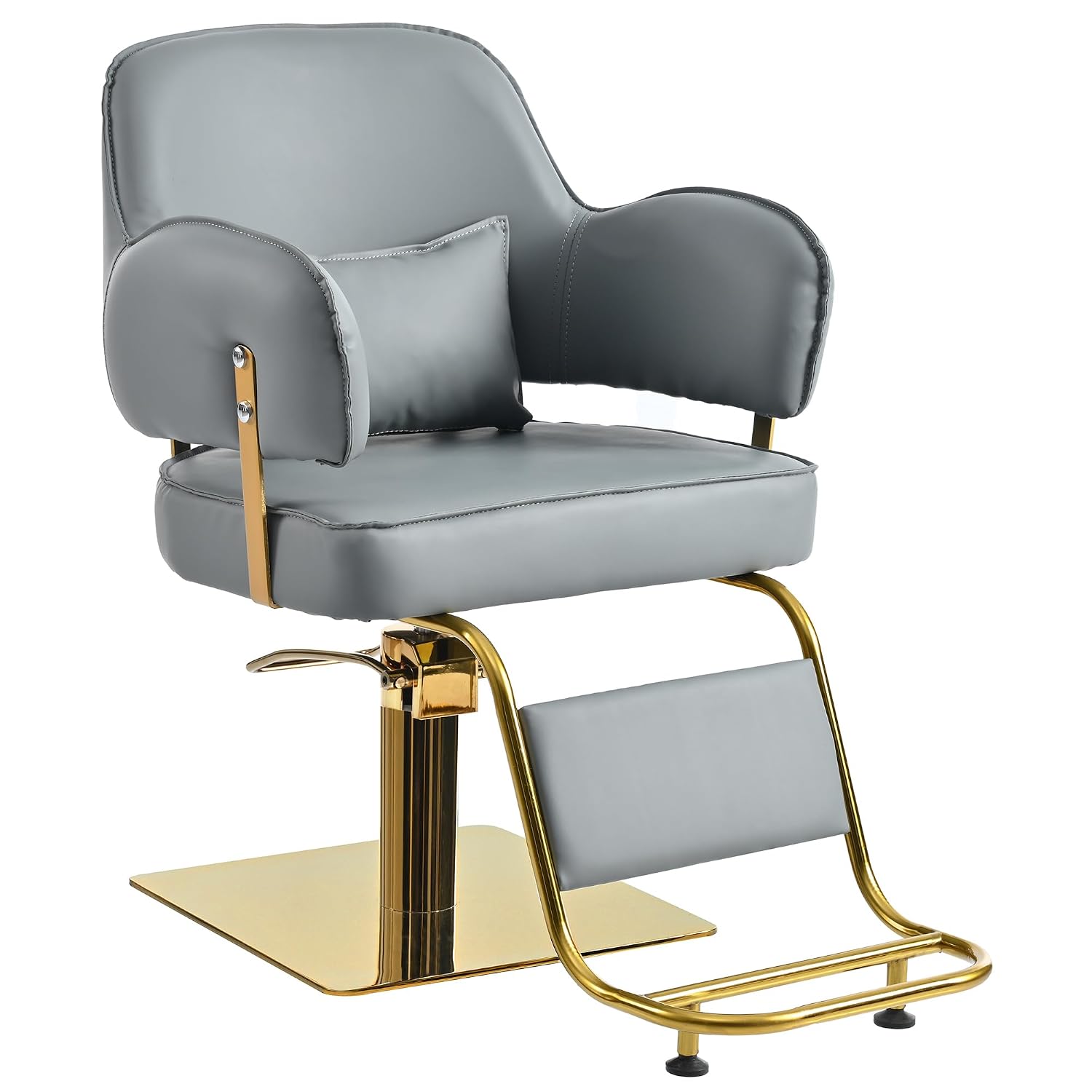 Amazon.com: Reclining Salon Barber Chair with Heavy Duty Hydraulic Pump ...
