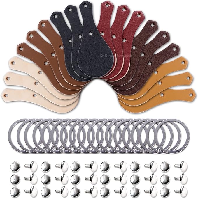 Amazon.com: Holstex Leather Key Fob Kit - Cowhide - Color Variety Pack ...