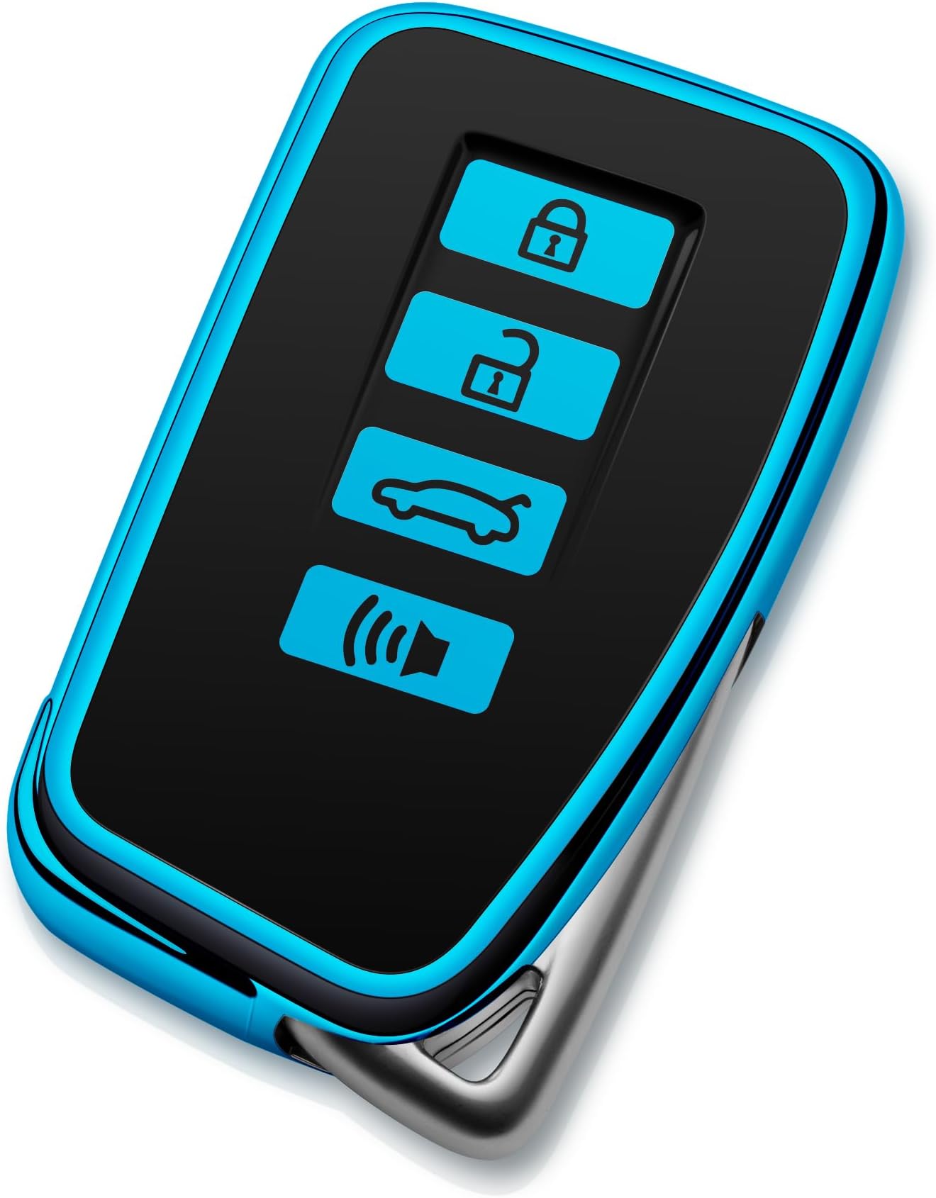 Amazon.com: Tengare Lexus Key Fob Cover 2022 2021 2020 2019 Blue Car ...