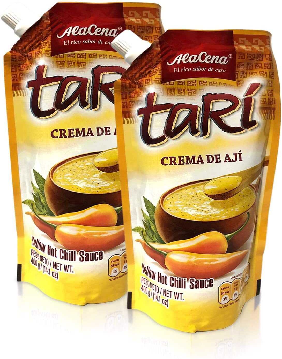 Amazon.com : Alacena Crema De Aji Tari / Peruvian Sauce 400 Gr ...