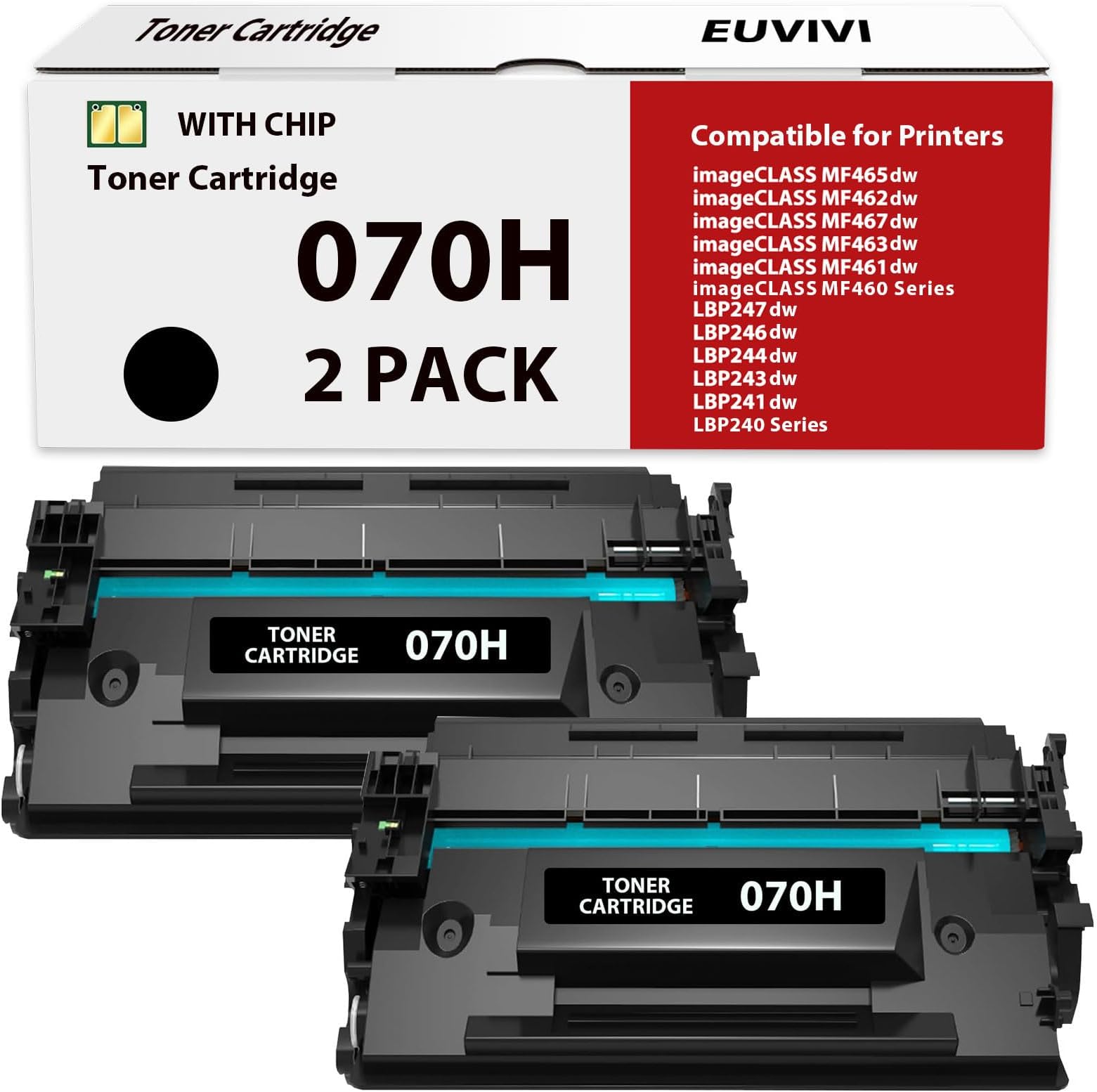 Amazon.com: TISVEX 070 Toner Cartridge Compatible for Canon 070 Toner ...