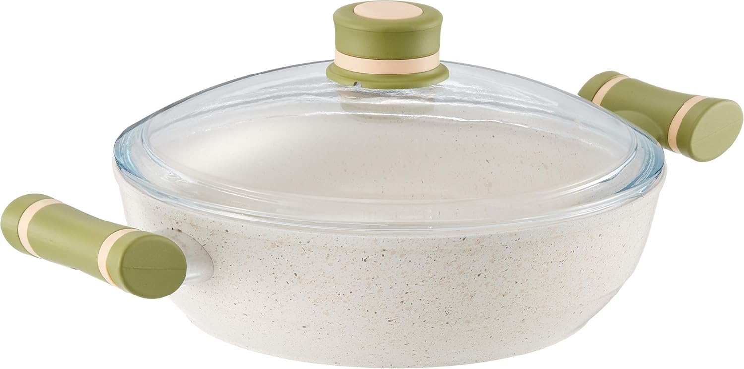 Amazon.com: Kitchen Saucepan Infinity Bamboo Stone Non-Stick Low Stock ...