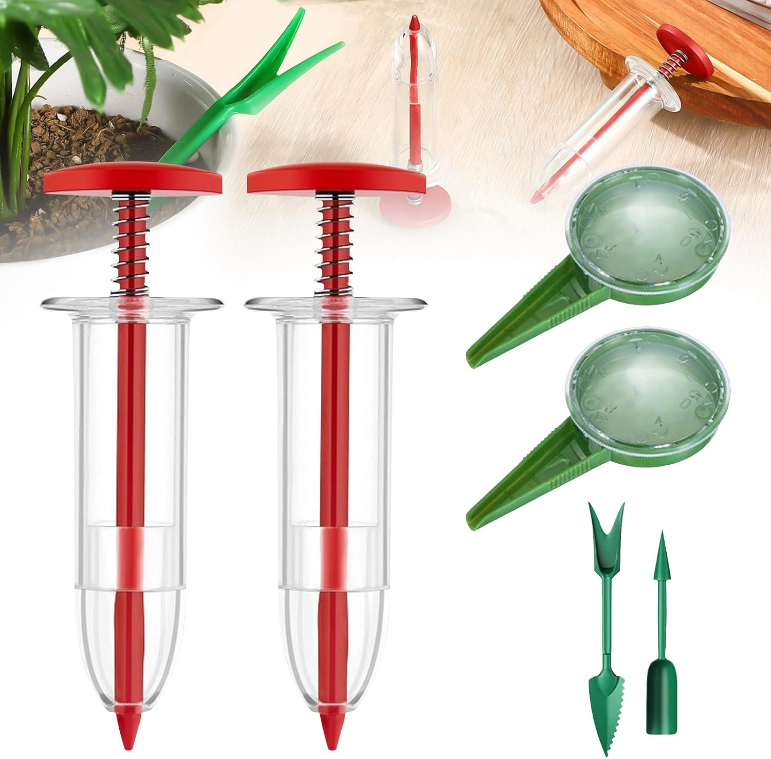Seed Planting Tool Seed Planter Tool Set: 2025 Upgraded Handheld Seed ...