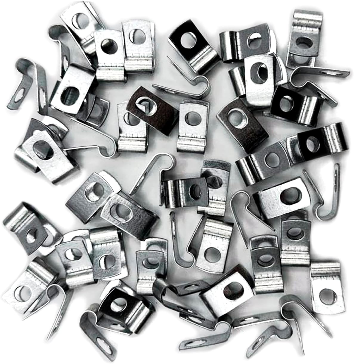 Amazon.com: Galvanized Steel Cable Clamp, Loop Strap, Without Cushion ...