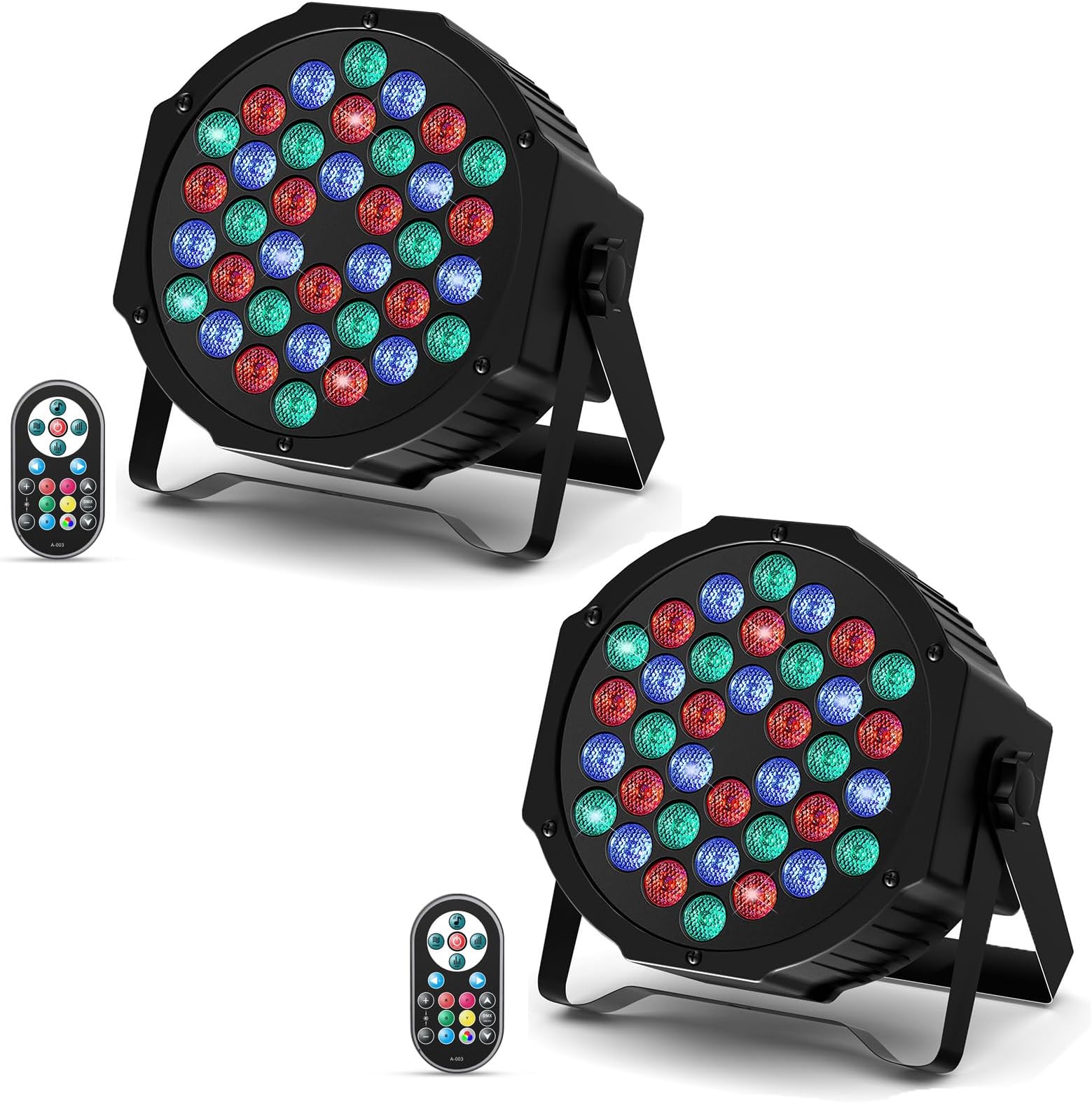 UKing Luce Effetto UV 36 X 2W LED Par Luci Nera UV DMX 512 con ...