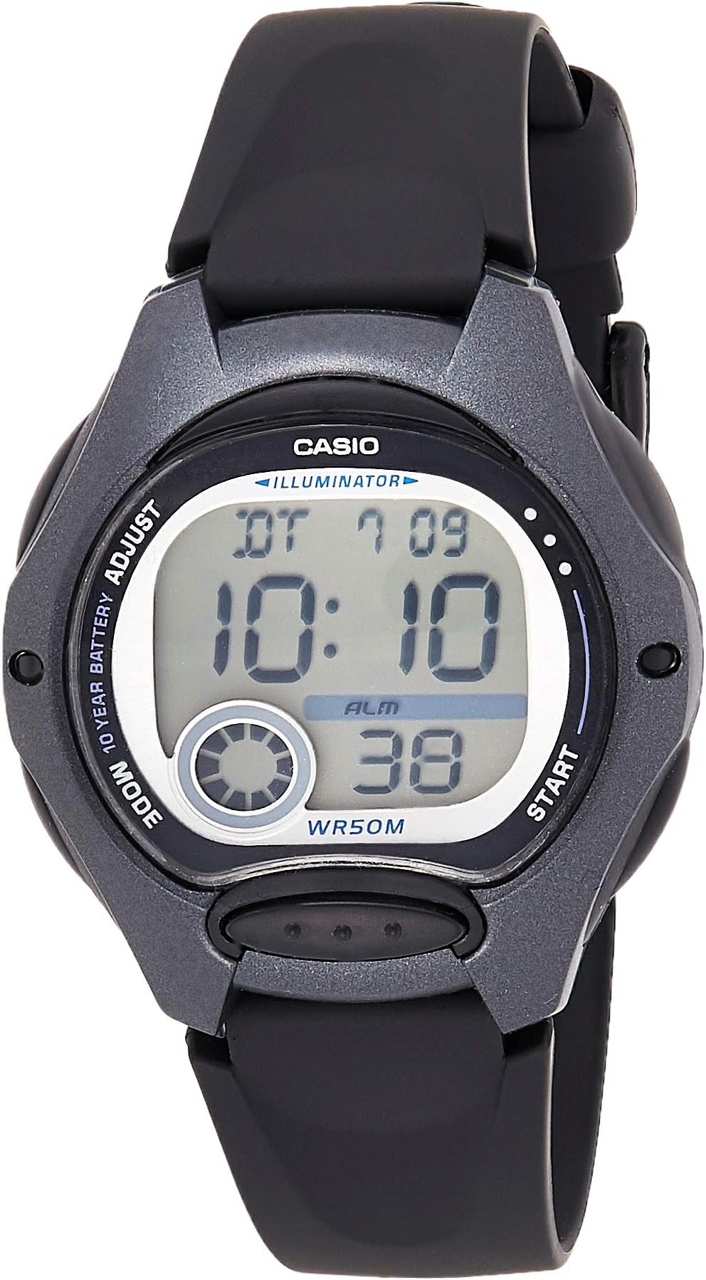 Casio Damen Digital Quarz Uhr mit Resin Armband F-91WS-7EF : Amazon.de ...