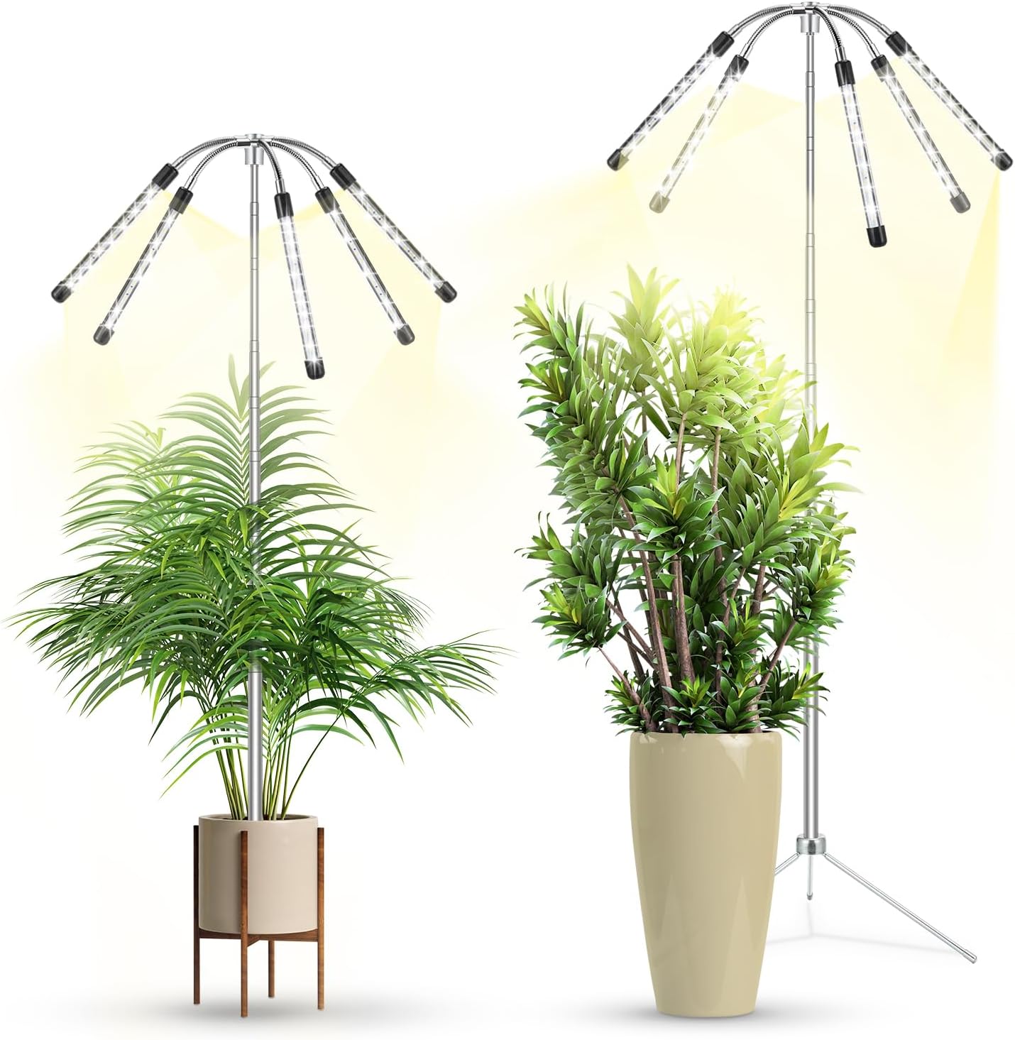 Amazon.com: TAURUSY Grow Lights for Indoor Plants Full Spectrum with ...