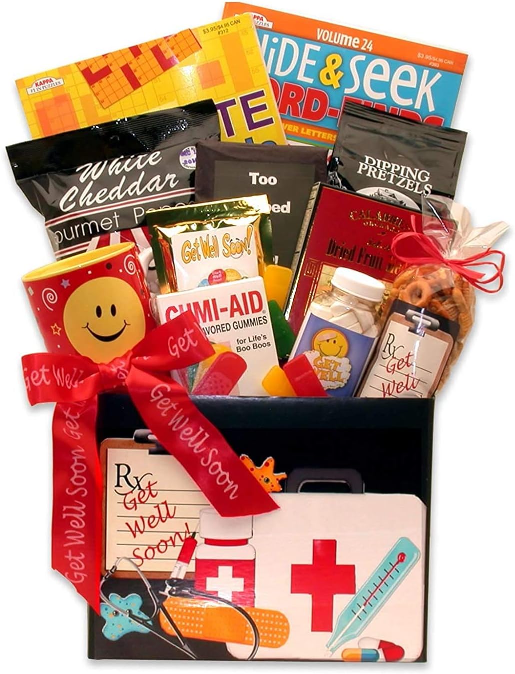 Amazon.com : Docs Orders Get Well Soon Basket - get well soon gifts for ...