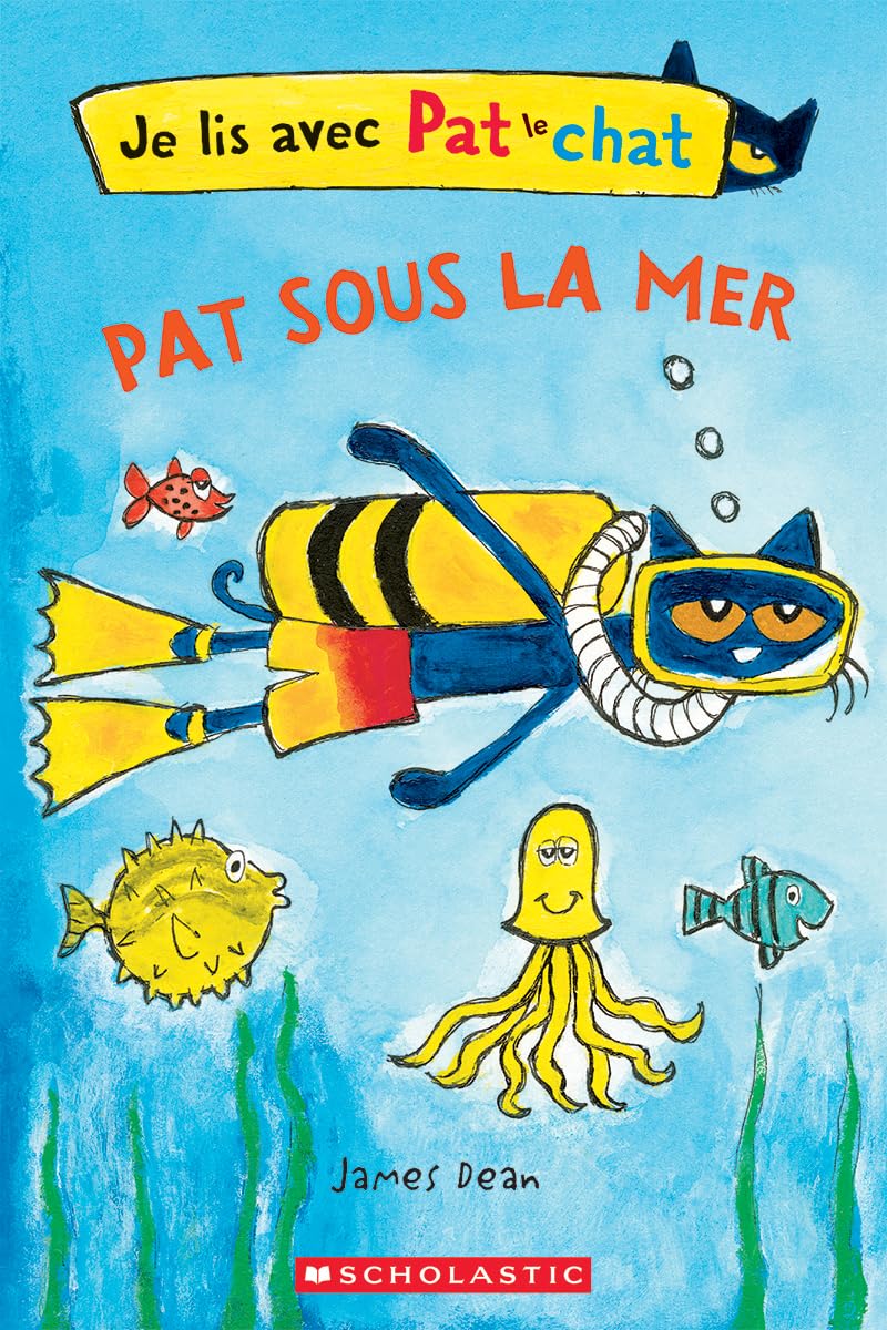 Amazon.com: Je Lis Avec Pat Le Chat: Pat Sous La Mer (French Edition ...