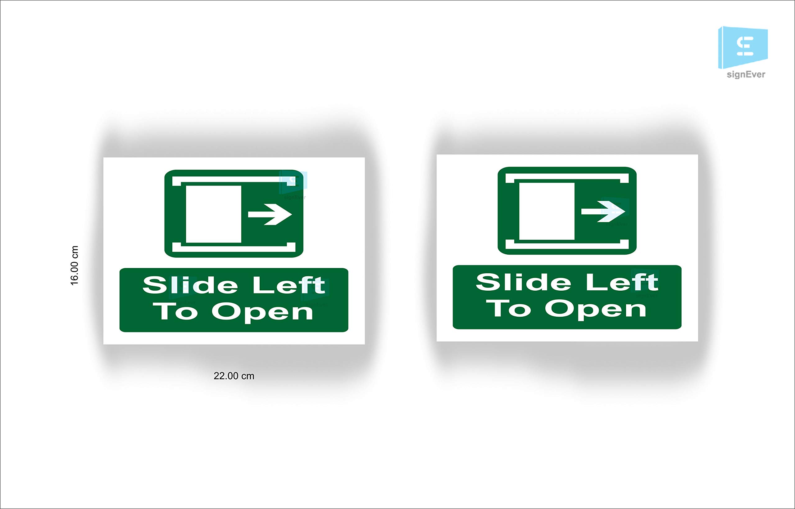 Buy SIGN EVER Slide Left To Open Sign Boards Shop Bank Office Hospital ...
