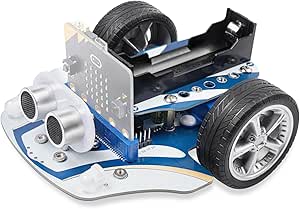 Amazon.com: ELECFREAKS microbit Cutebot Pro DIY Programmable Robot Car ...