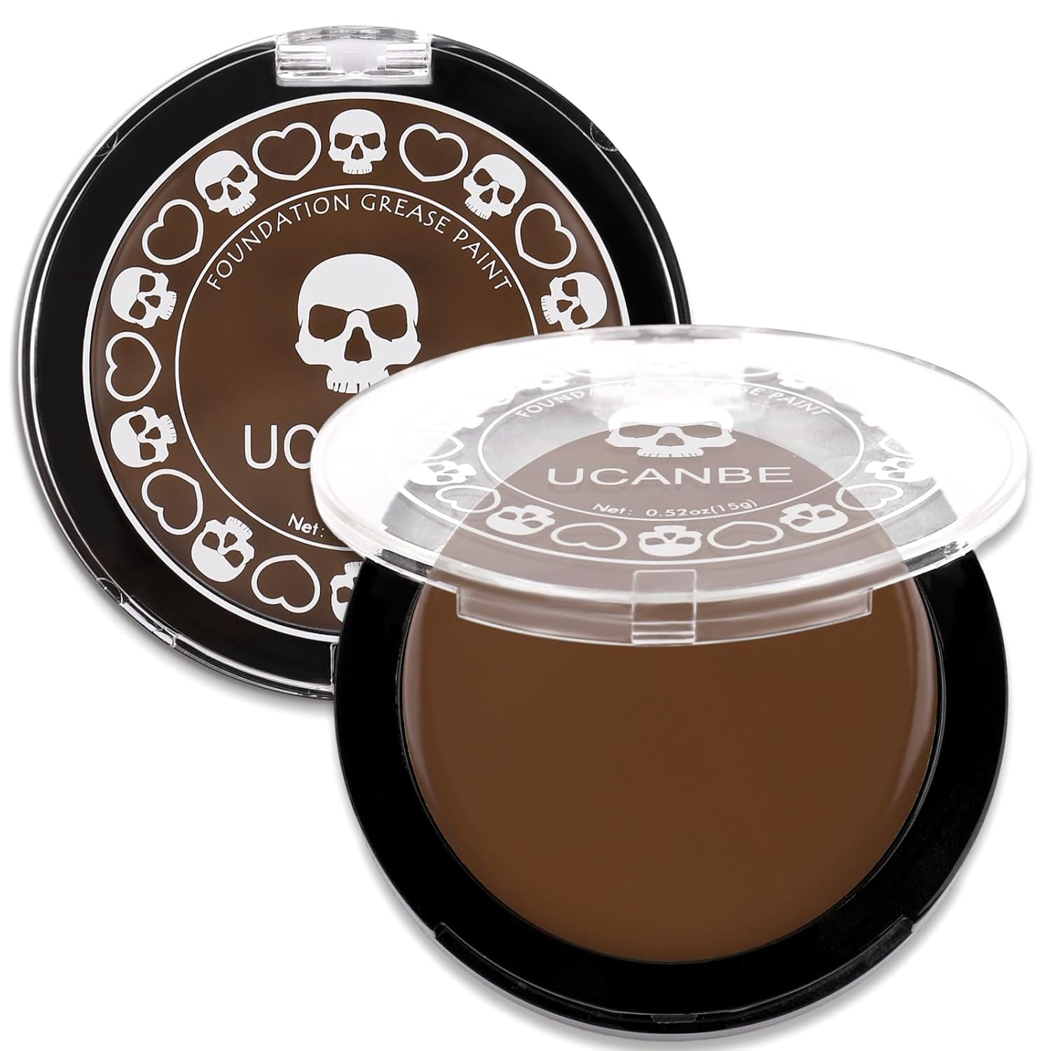 Amazon.com : UCANBE Brown Face Body Paint Makeup Foundation, Non-Toxic ...