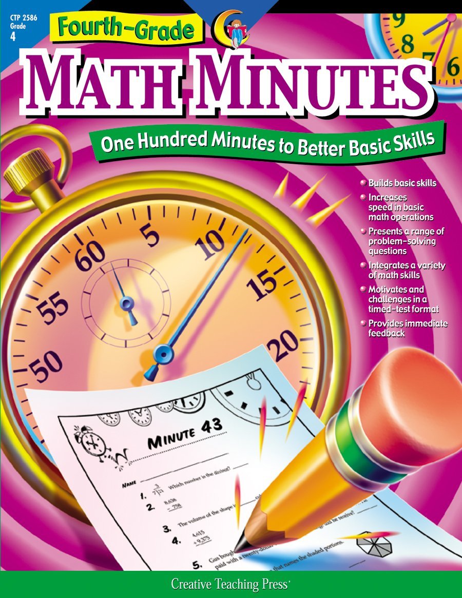 Amazon.com: Creative Teaching Press® Math Minutes Book, Grade 4: ...