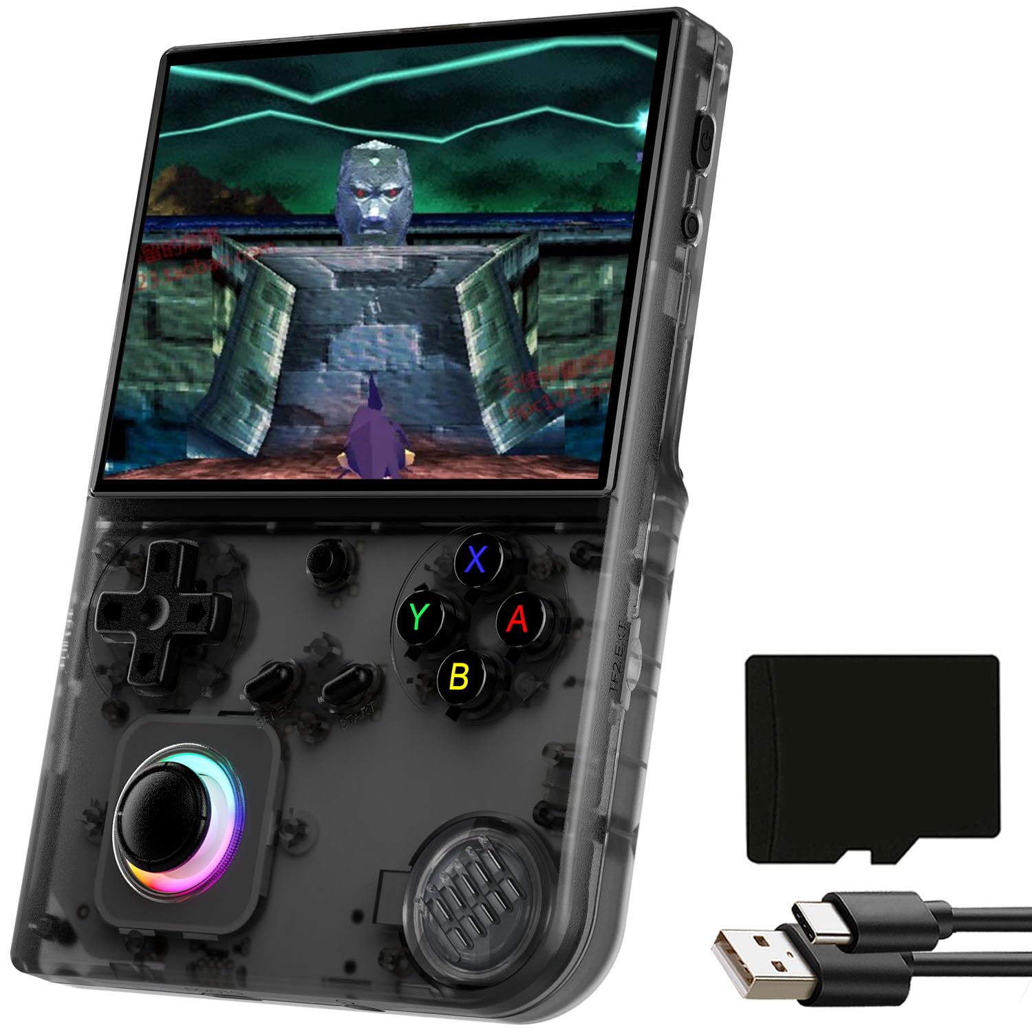 Buy Handheld Game Console with 64G TF Card, 5500+ Games 4.0'' IPS ...