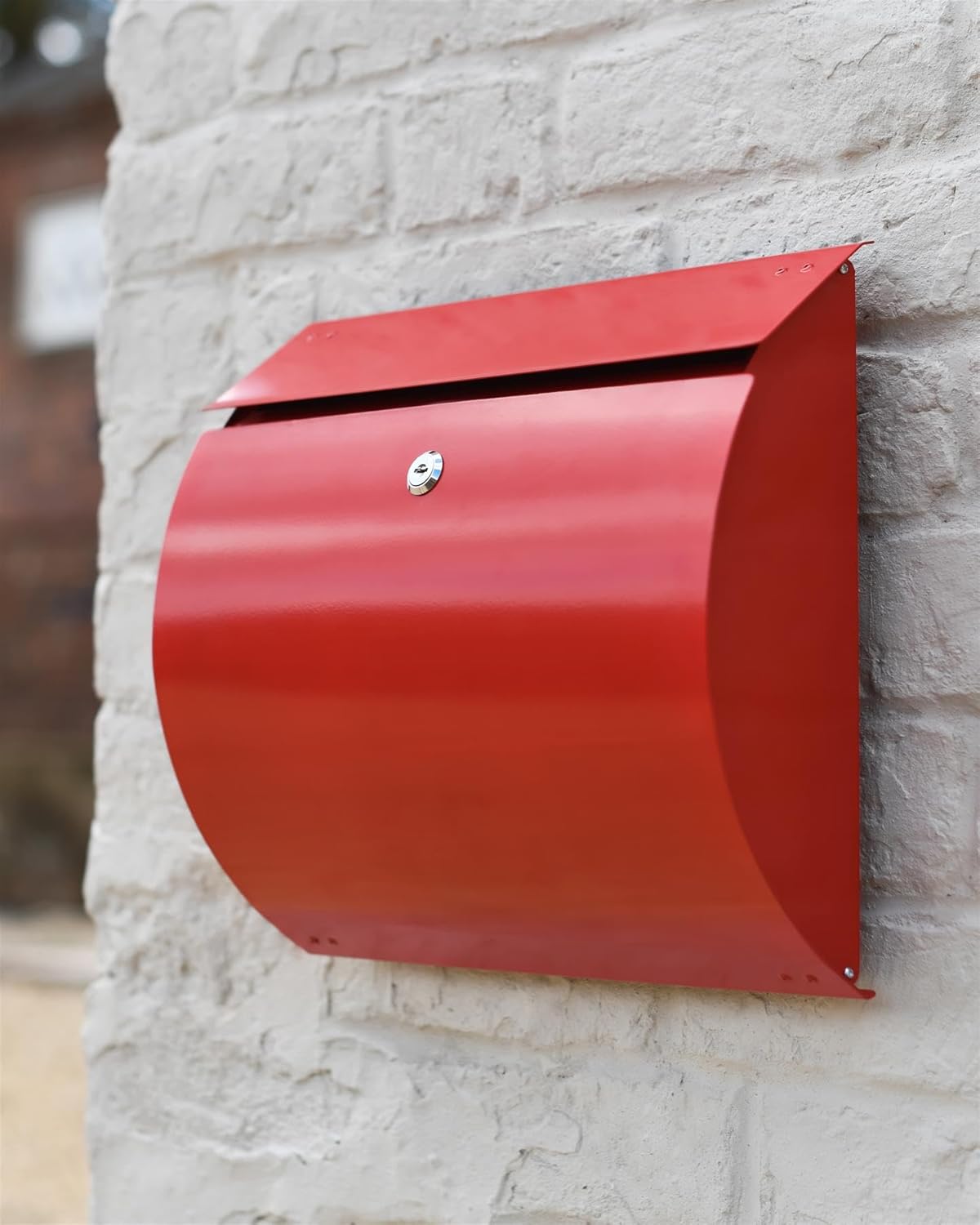Contemporary "Urban Obsession" Red Wall Mounted Post Box : Amazon.co.uk ...