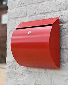 Contemporary "Urban Obsession" Red Wall Mounted Post Box : Amazon.co.uk ...