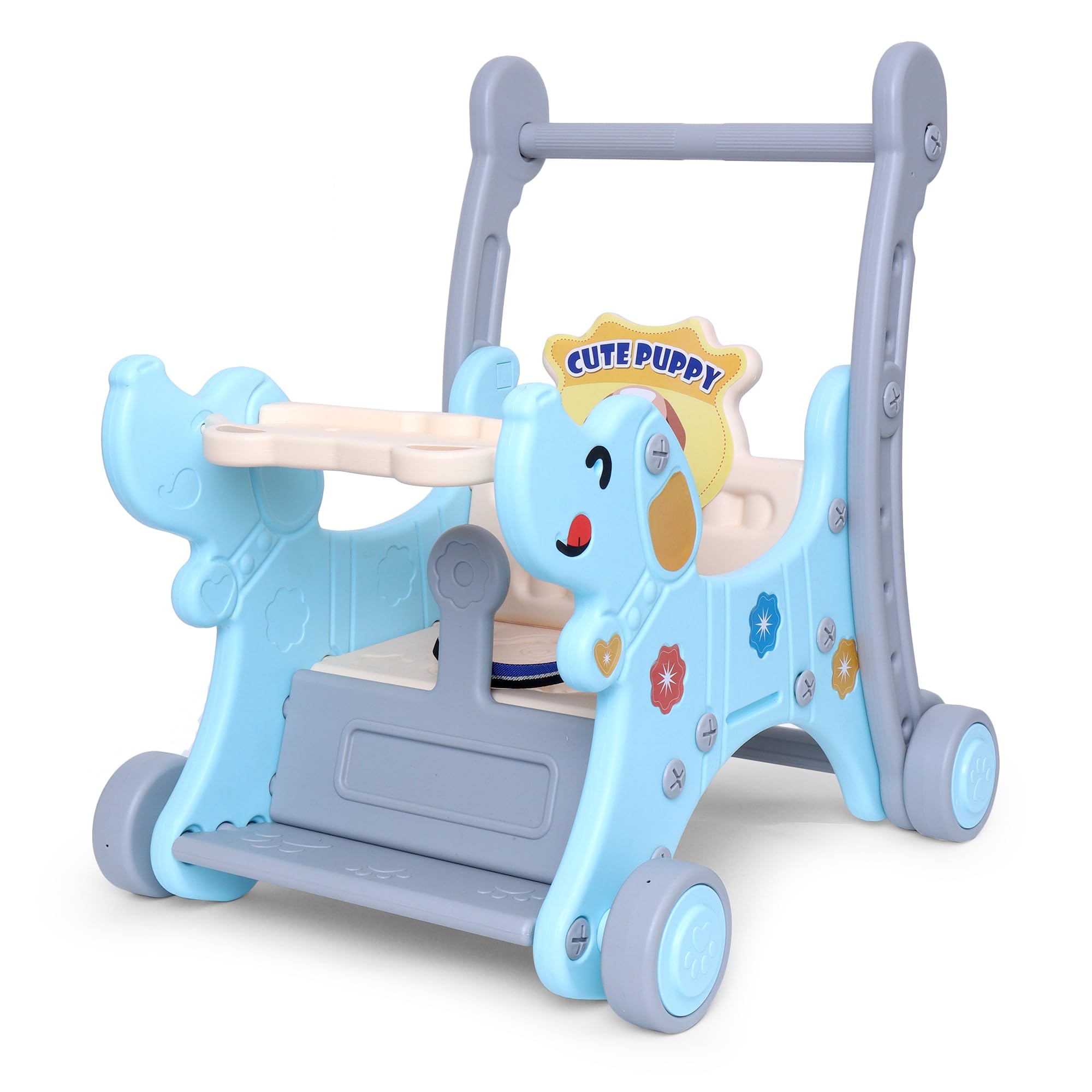 Buy eHomeKart Puppy Walker for Kids - 3 in 1 Activity Walker, Rocking ...
