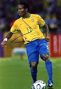 Amazon.com: SOCCER Zé Roberto BRAZIL NATIONAL TEAM autograph, signed ...