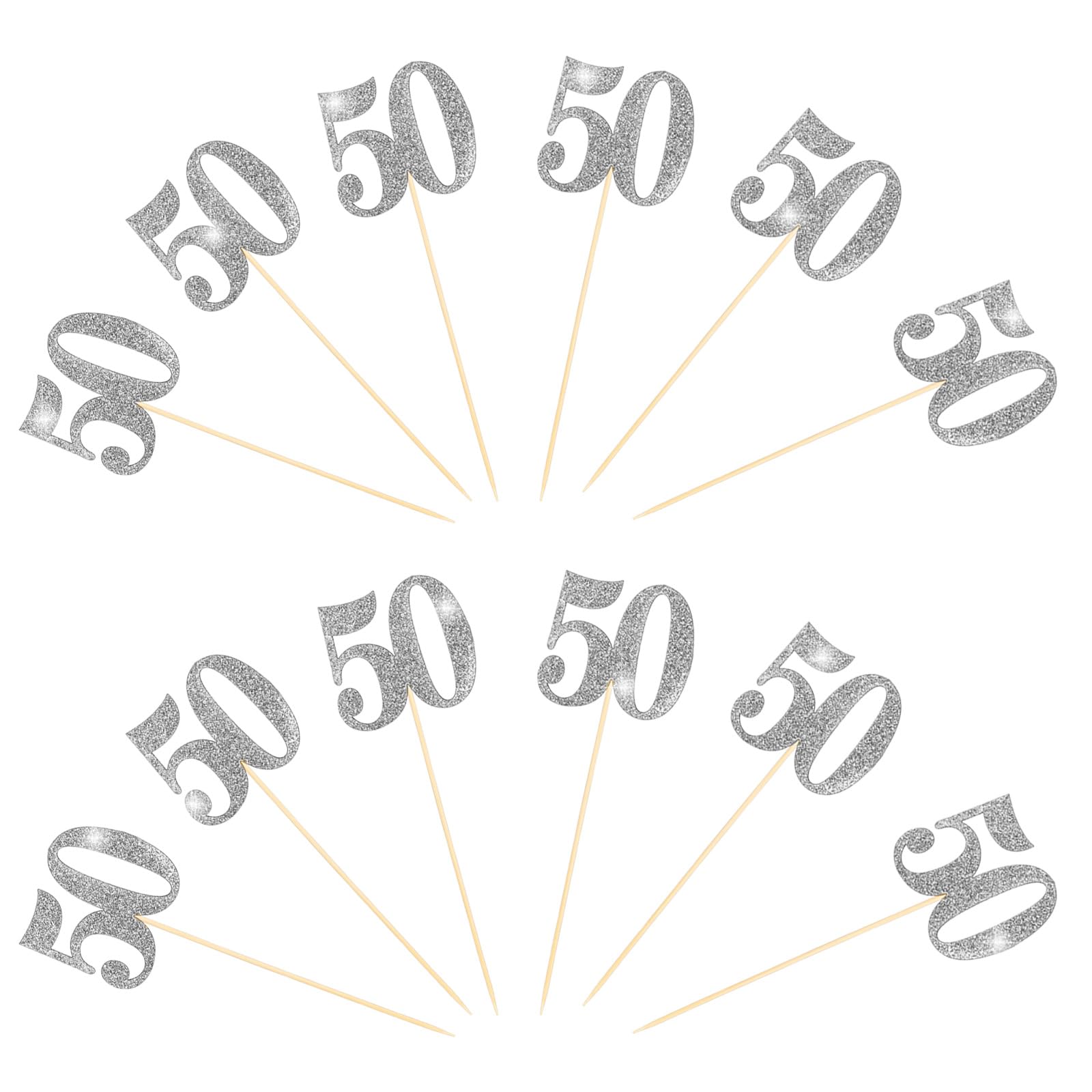 Amazon.com: 12 Pcs 50th Birthday Decorations Centerpiece for 50th ...