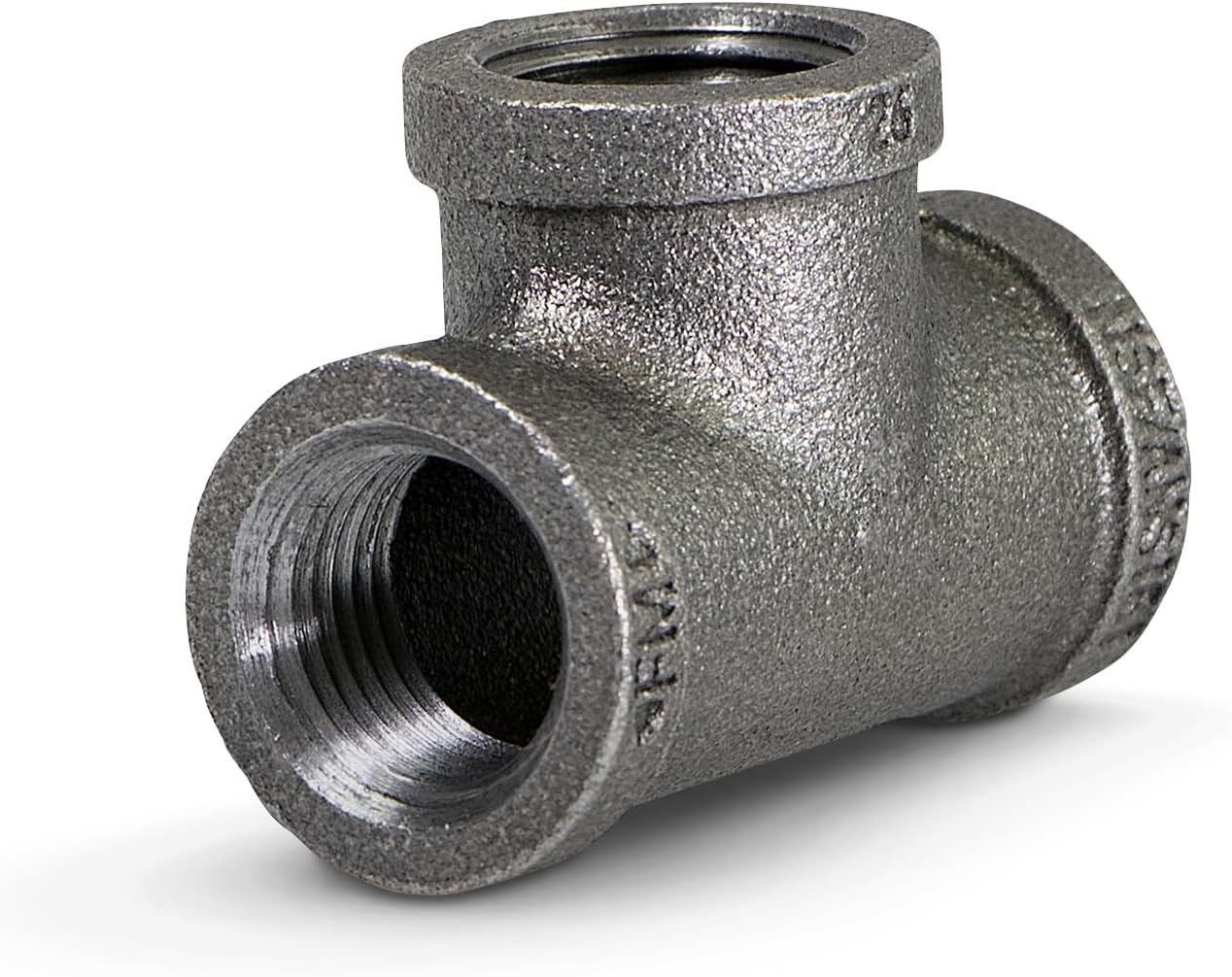 Amazon.com: Supply Giant CNUF0400 High Pressure Black Malleable Tee ...