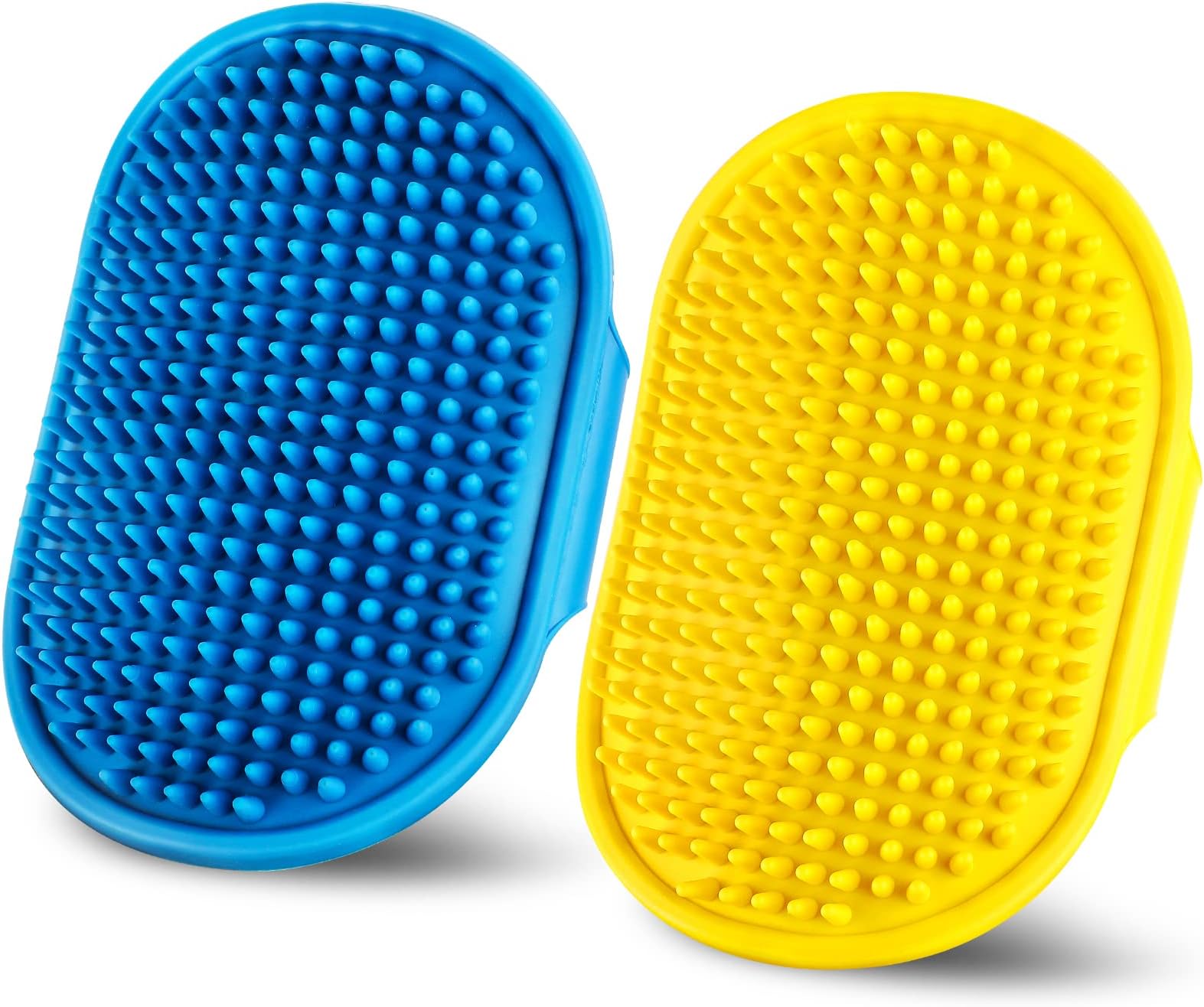 Amazon.com: BRILLIRARE Dog Grooming Brush, Premium Soft Silicone Pet ...