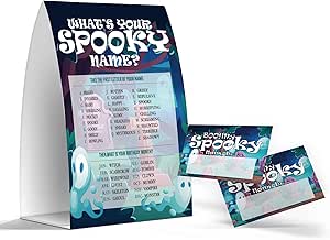 Amazon.com: What's Your Spooky Name Game, Halloween Party Games for ...