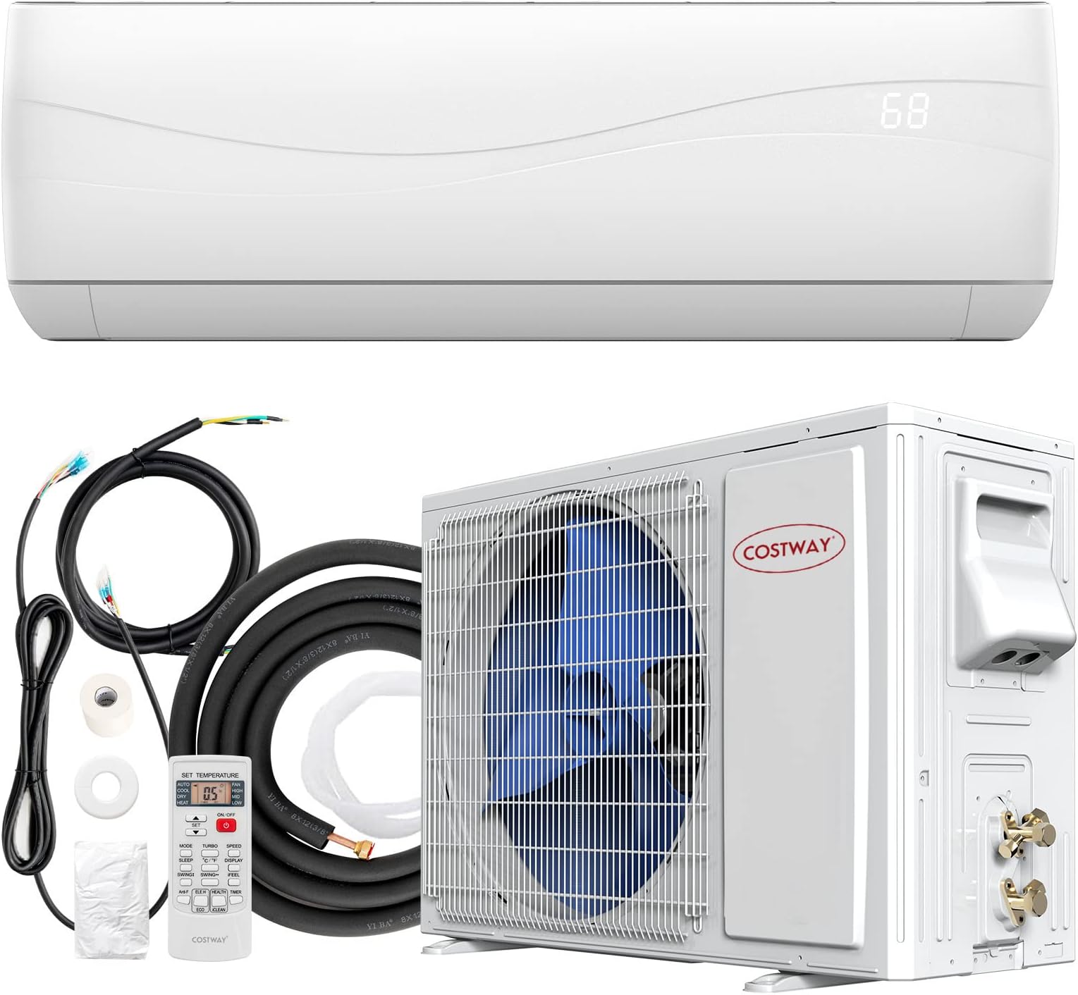 Amazon.com: 24000 Btu 21 SEER Ductless Mini Split DC Inverter Air ...
