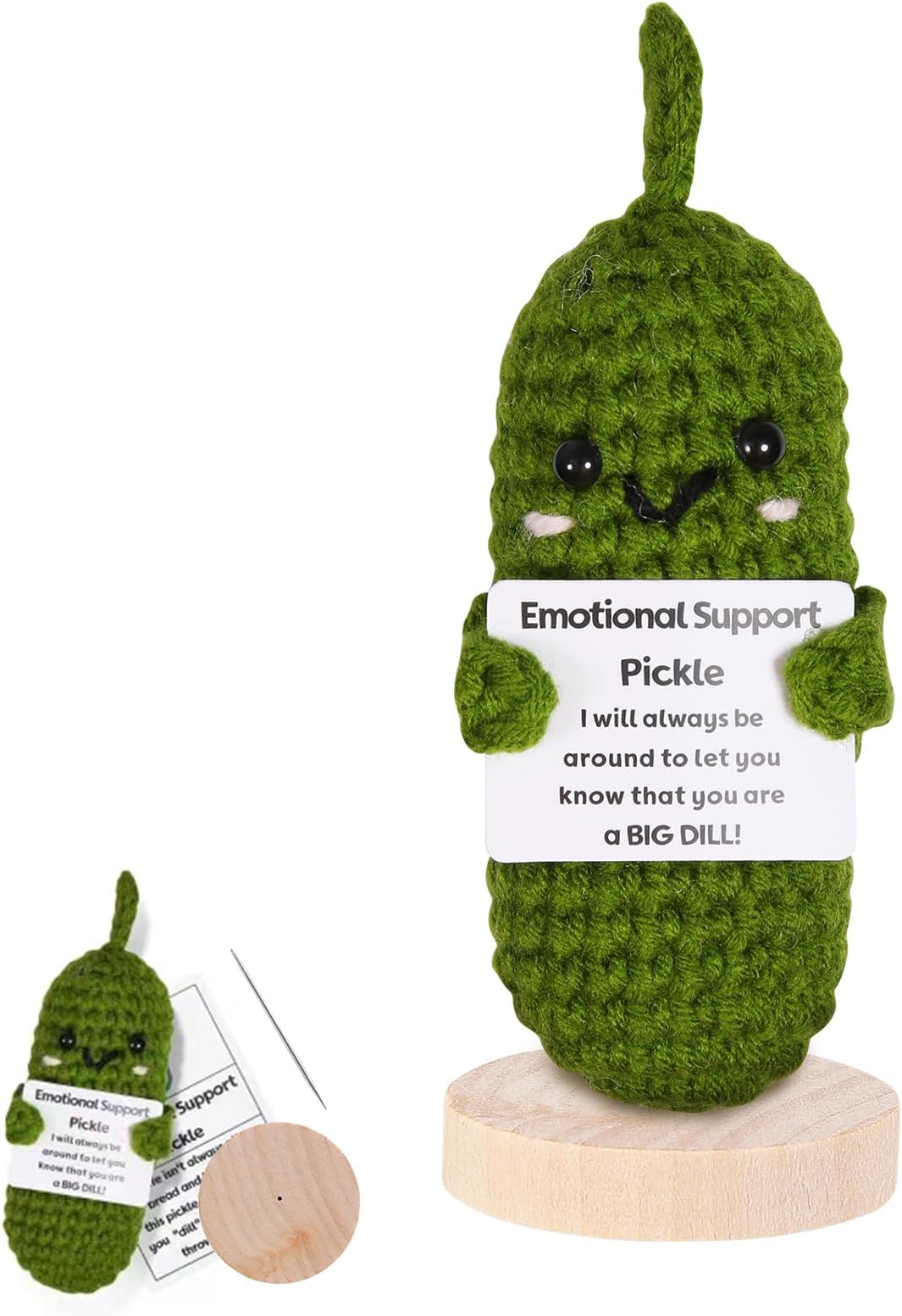 Amazon.com: Soerckemy Handmade Emotional Pickle Support Cucumber Gift ...
