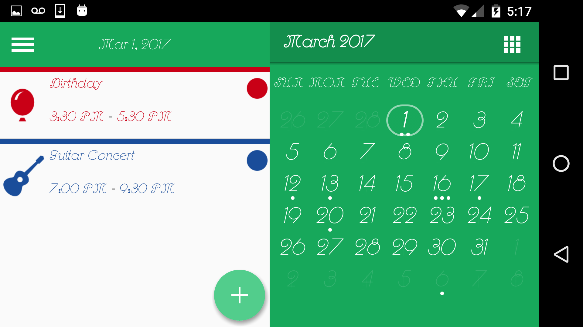 Chronos Calendar - App on Amazon Appstore