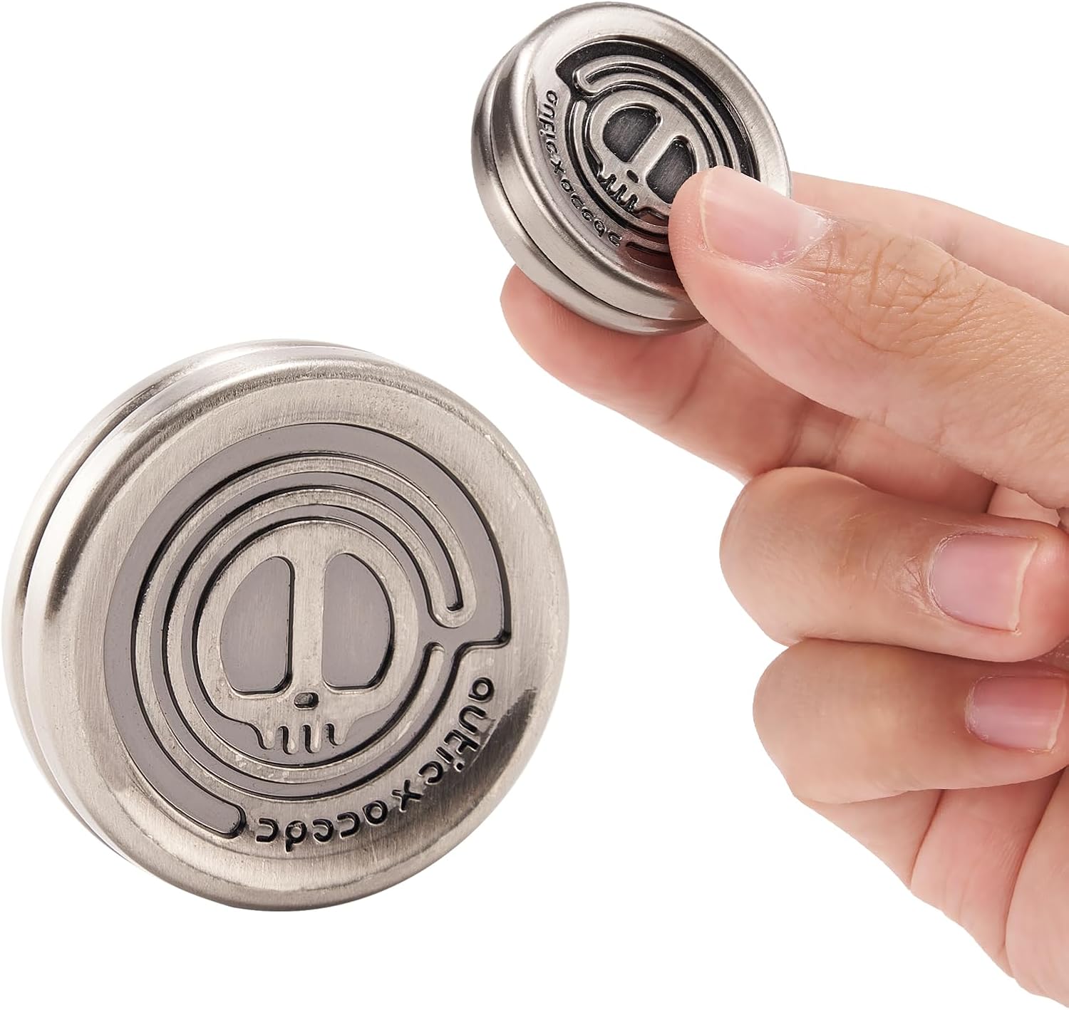 Amazon.com: SOWSUN Haptic Fidget Slider, Metal Fidget Toy Clicker ...