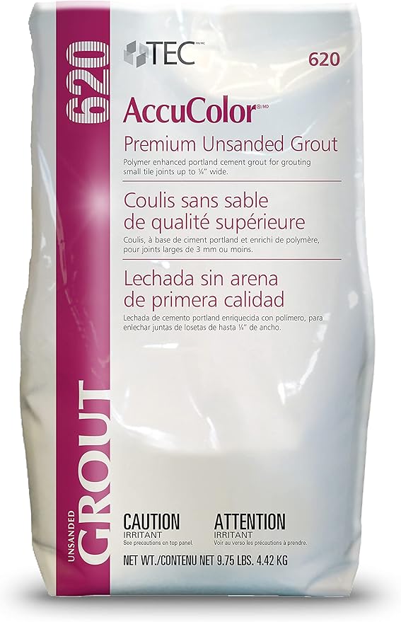 TEC AccuColor - Premium Unsanded Tile Grout - High Traffic, Enhanced ...