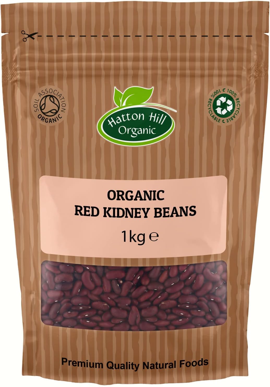 Organic Red Kidney Beans 1kg by Hatton Hill Organic - Certified Organic ...
