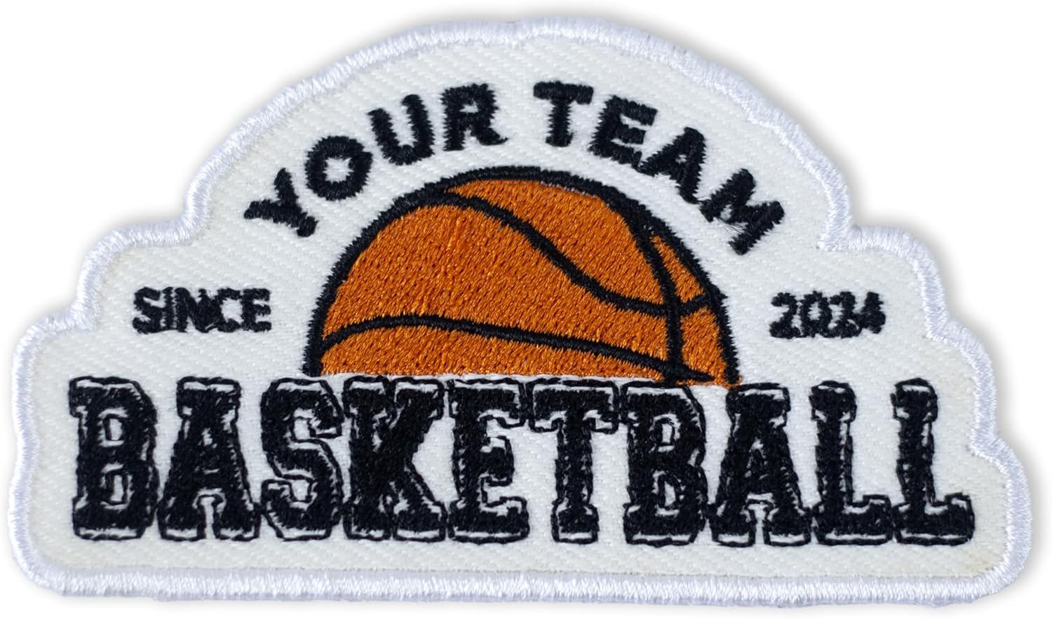 Amazon.com: Custom Embroidered Basketball Patches with Team Name, Hook ...