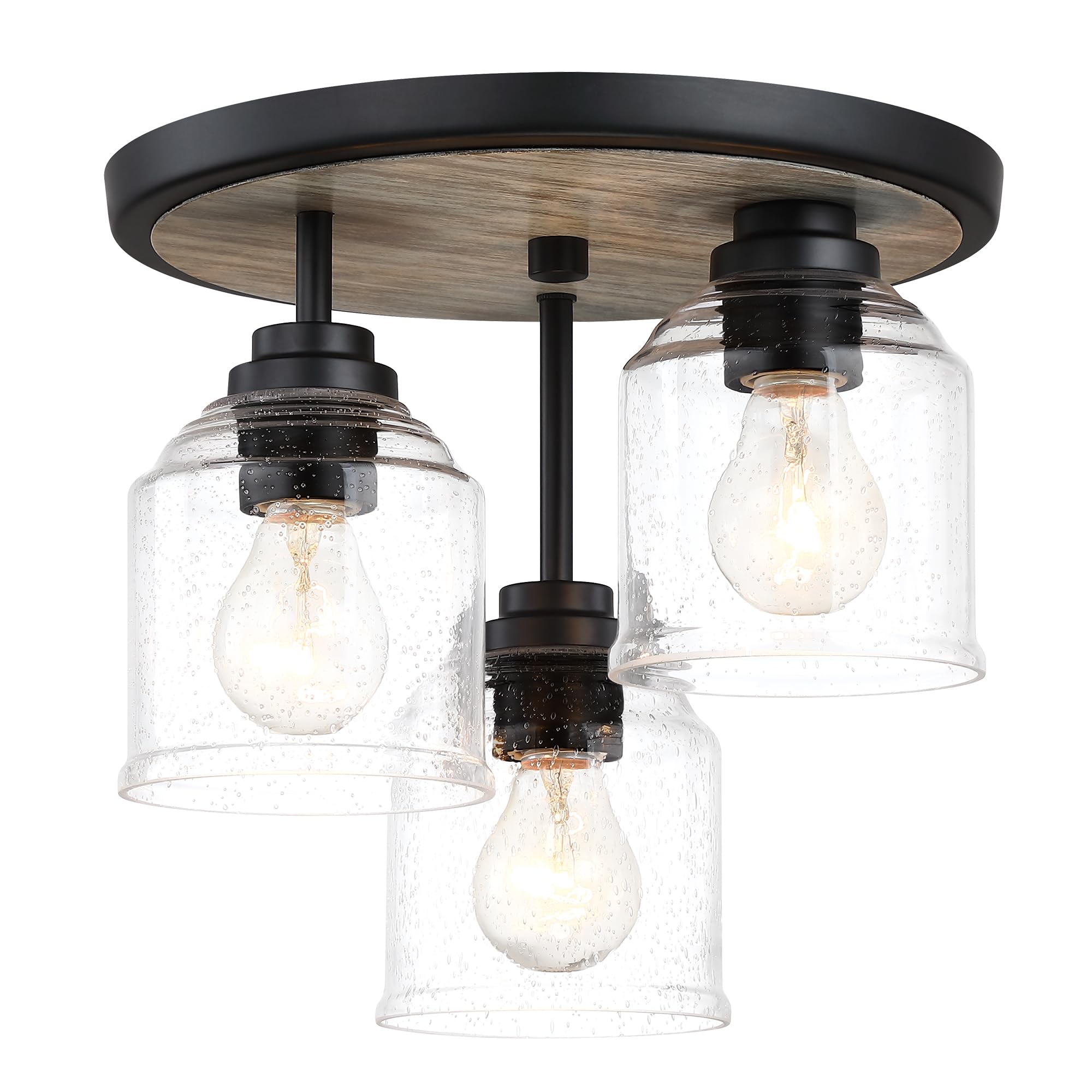 Matte Black Light Fixture