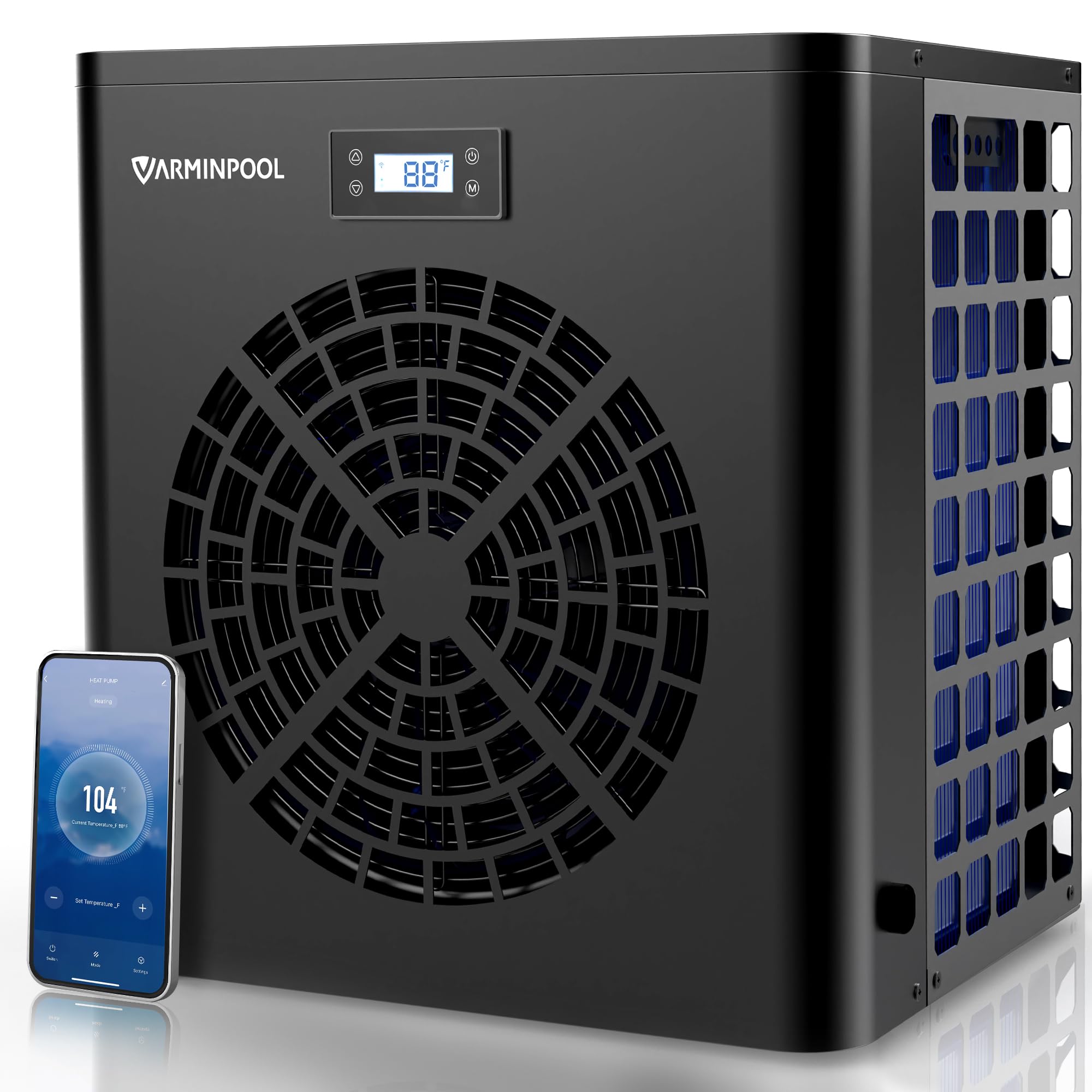 Amazon.com : VARMINPOOL 16000BTU Pool Heater for Above Ground Pool Up ...