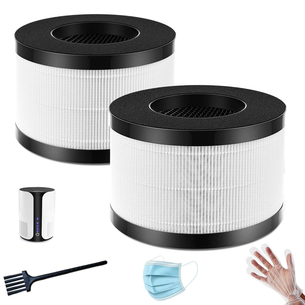 Amazon.com: 2 Pack of AP01 H13 HEPA Replacement Filter Only Compatible ...