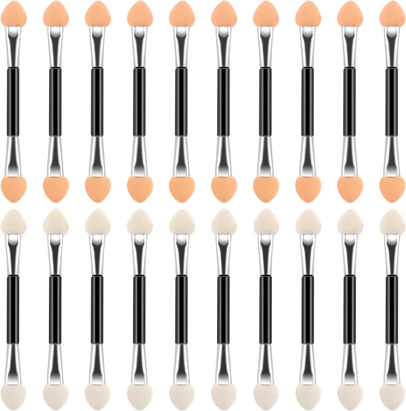 Amazon.com: YuxianLB 20 Pcs Eyeshadow Brush Eyeshadow Applicators 3 ...