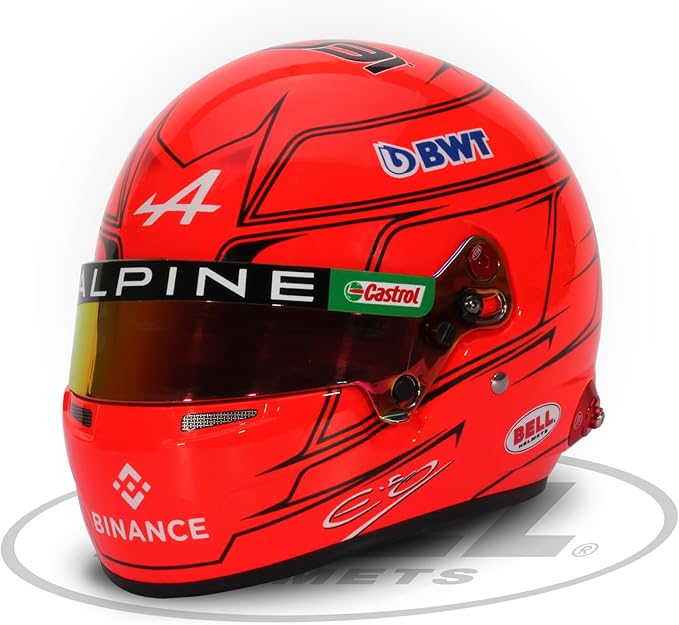 F1 Alpine Formula One Team Esteban Ocon 1/2 Scale Mini Replica Helmet ...