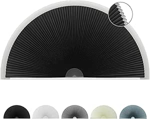 Amazon.com: Arch Window Shade Blackout, Stick on Cellular Shades Cordless No Drill Honeycomb ...