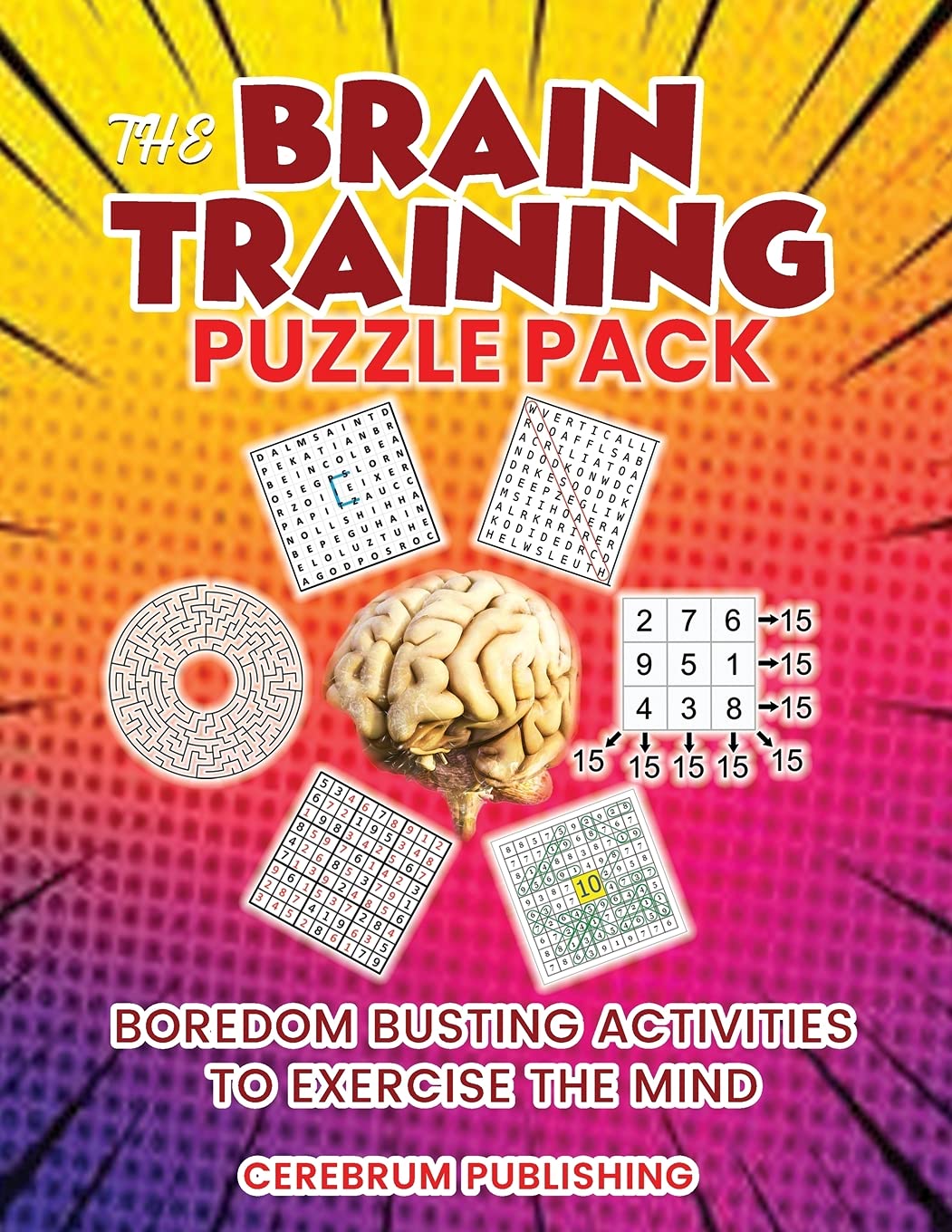 The Brain Training Puzzle Book: Boredom Busting Activities to Exercise ...