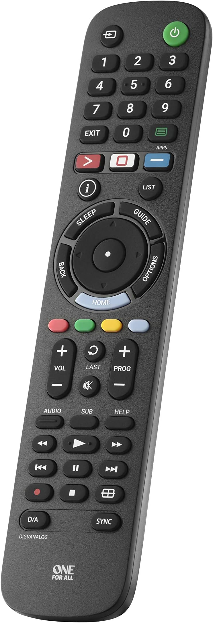 One For All Evolve 4 Universal Remote Control - Operates 4 devices (TV ...