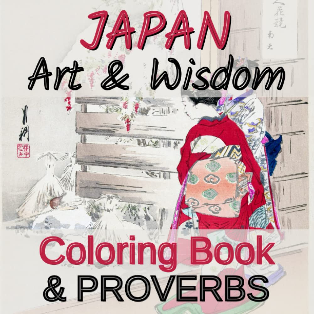 Buy Ancient Japan Art and Wisdom | Coloring Book Japanese Style ...