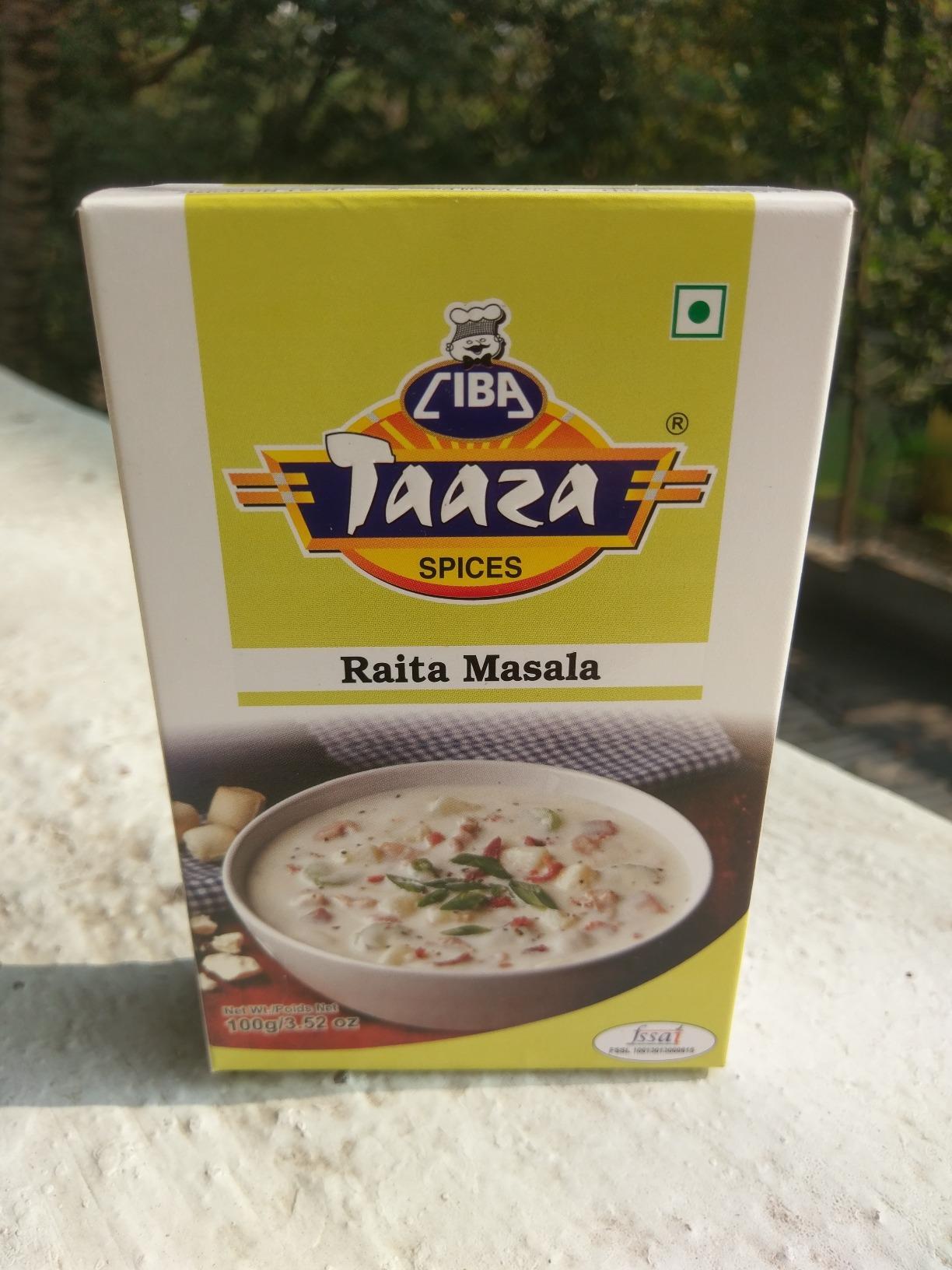 Raita Masala Powder by Ciba Taaza Spices, 100gm : Amazon.in: Grocery ...